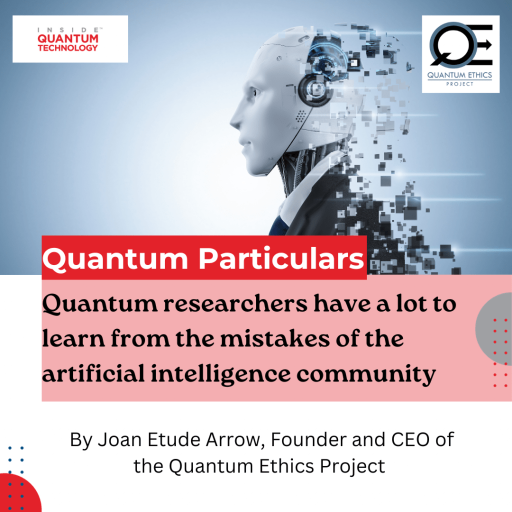 Quantum Particulars Guest Column: “Quantum researchers have a lot to ...